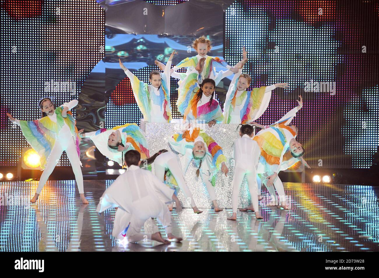 Finalists The Box perform during the final of Sky TV's Got To Dance, at ...