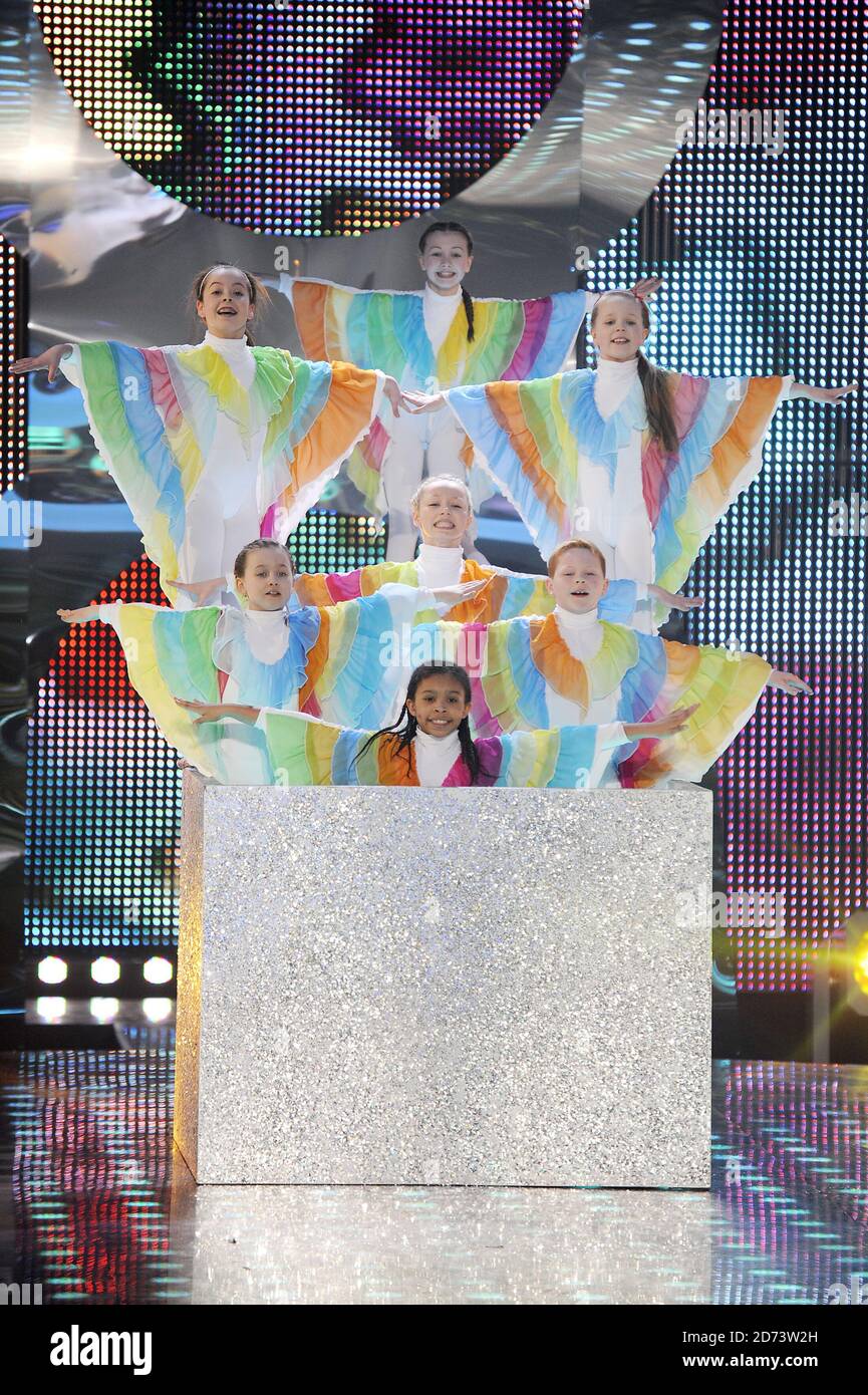 Finalists The Box perform during the final of Sky TV's Got To Dance, at ...