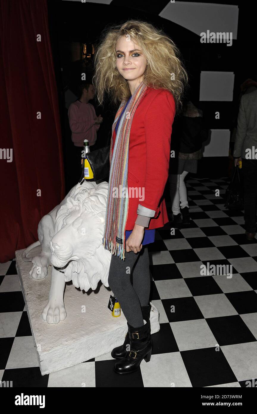 Cara Delevingne attends the Alice Temperley Alice in Wonderland party ...