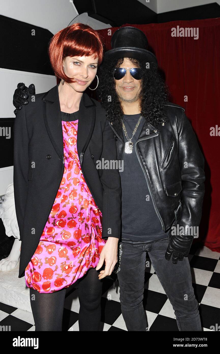 Trinny Woodall and Slash attend the Alice Temperley Alice in Wonderland ...