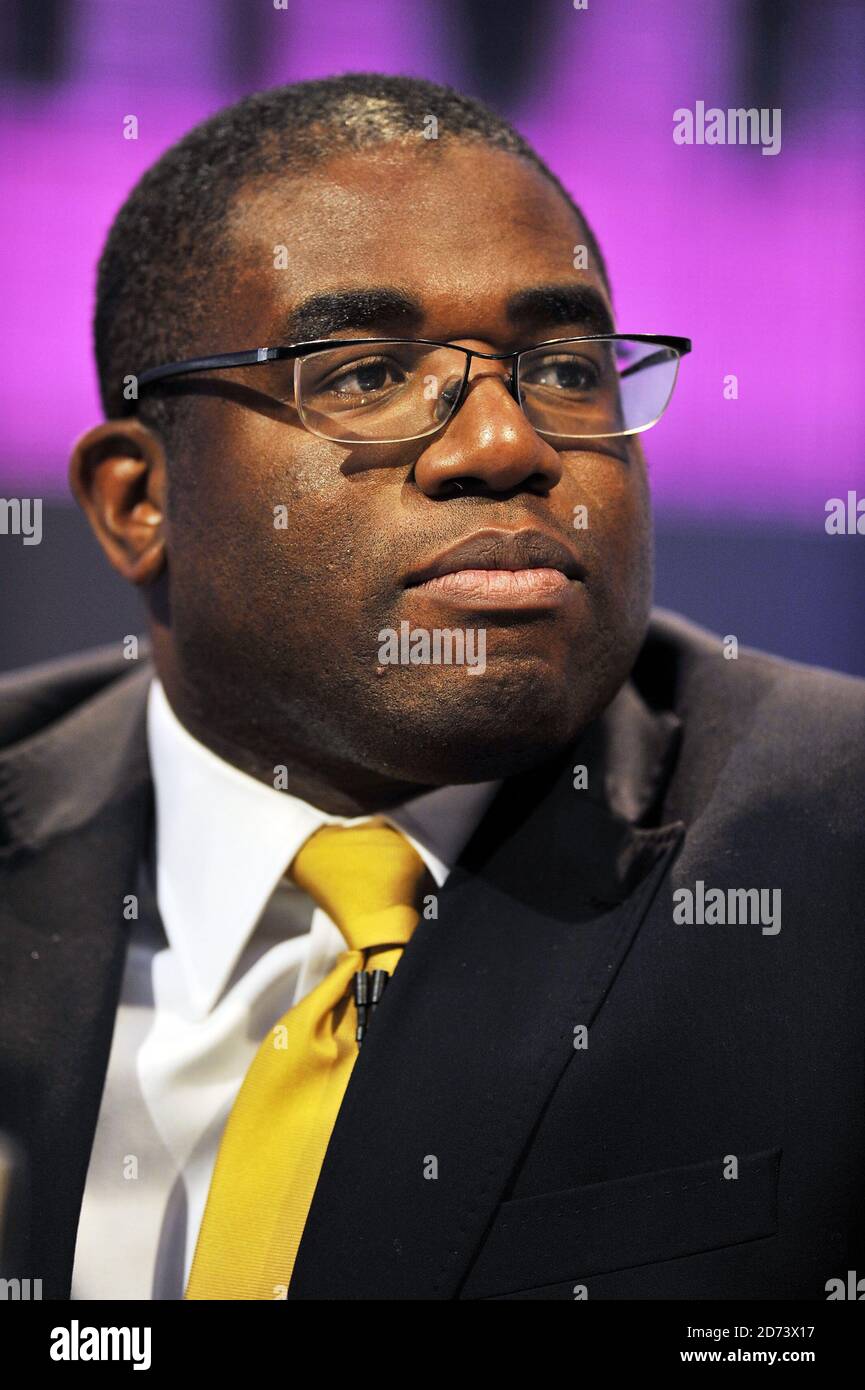 Panelist David Lammy MP pictured during the filming of First Time ...
