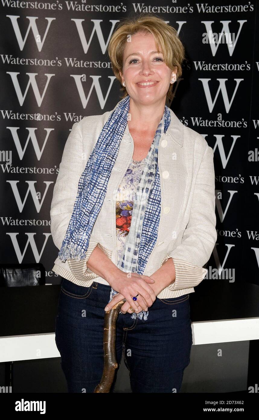 Emma Thompson signs copies of her book, Nanny McPhee and the Big Bang ...