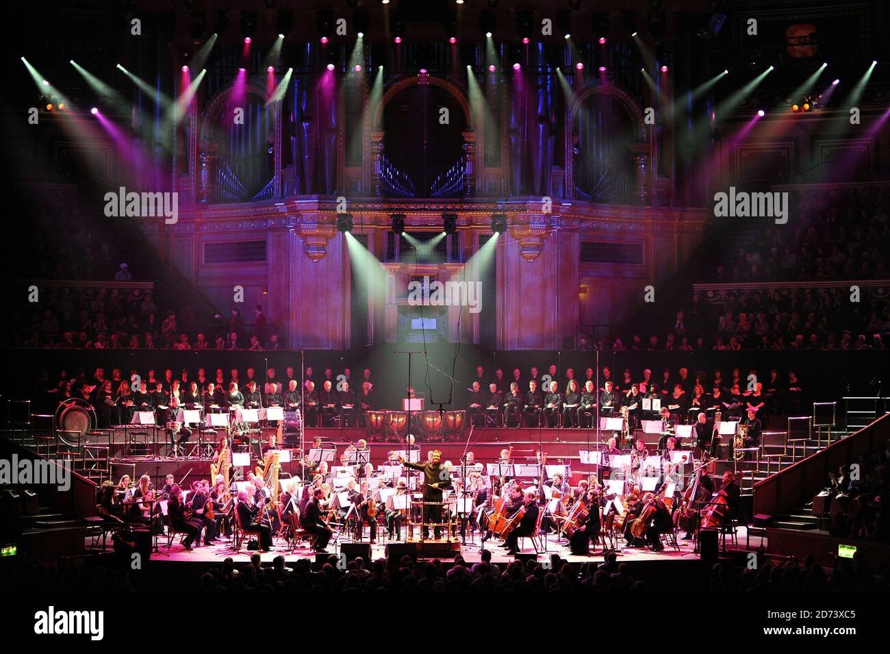 The Philarmonia orchestra perform at Classic FM Live, at the Royal ...
