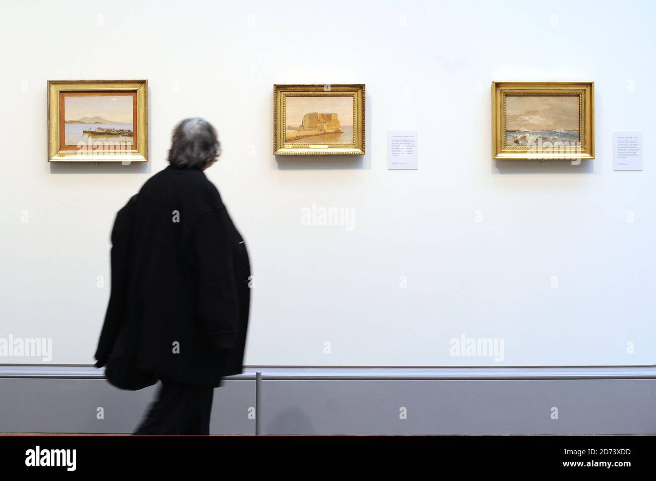 Artworks by Danish painter Christian Kobke on display at the National ...