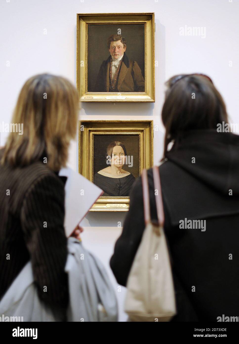 Artworks by Danish painter Christian Kobke on display at the National ...