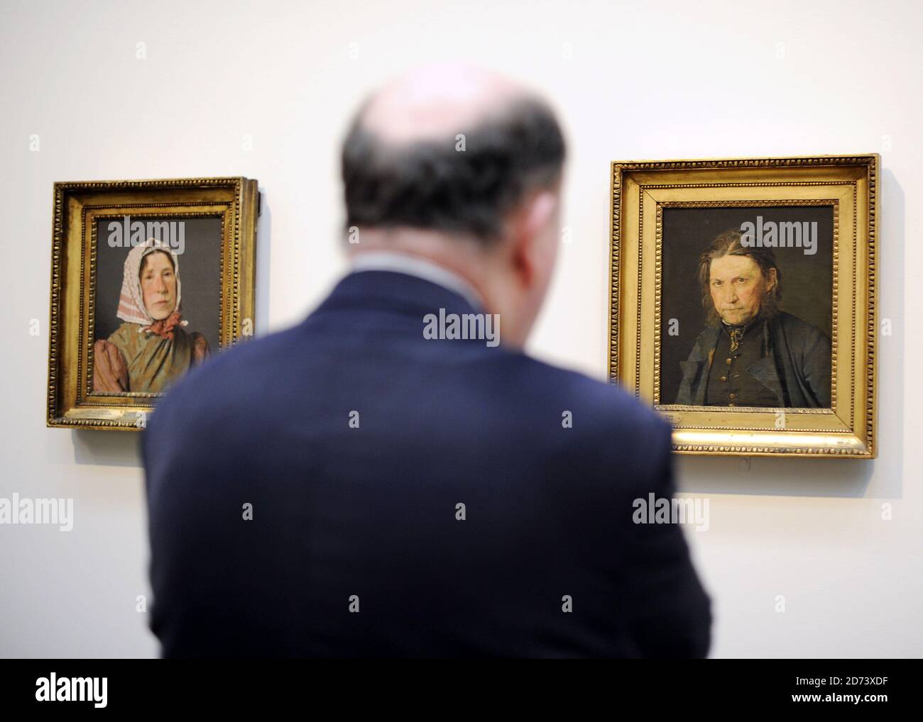 Artworks by Danish painter Christian Kobke on display at the National ...