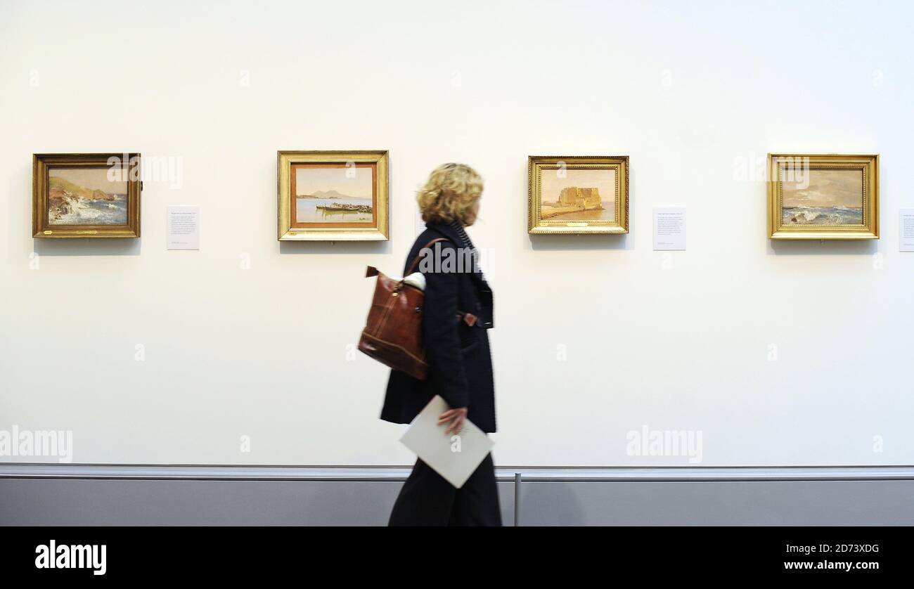 Artworks by Danish painter Christian Kobke on display at the National ...