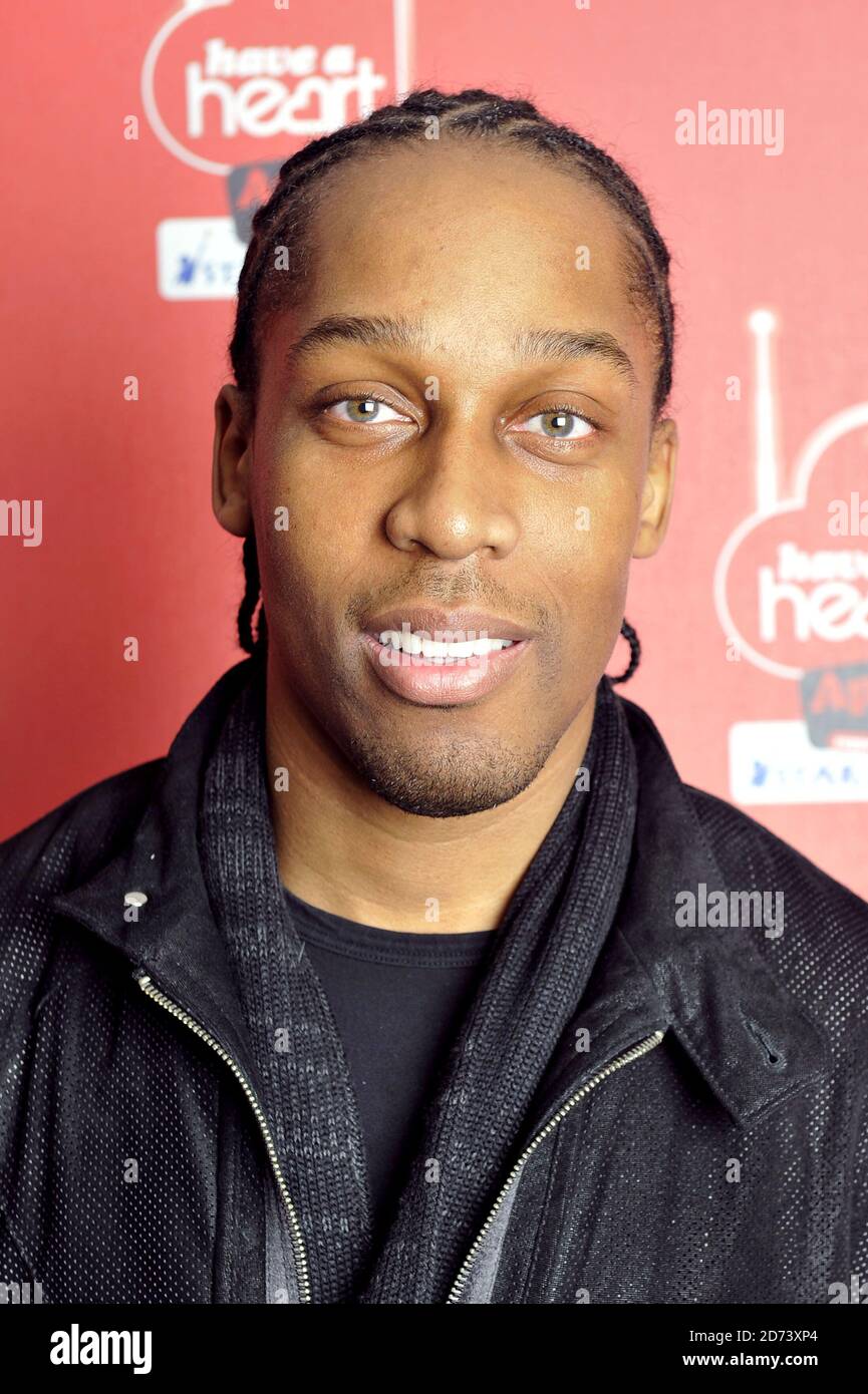 Lemar poses for photographs during the Have a Heart appeal, in aid of ...