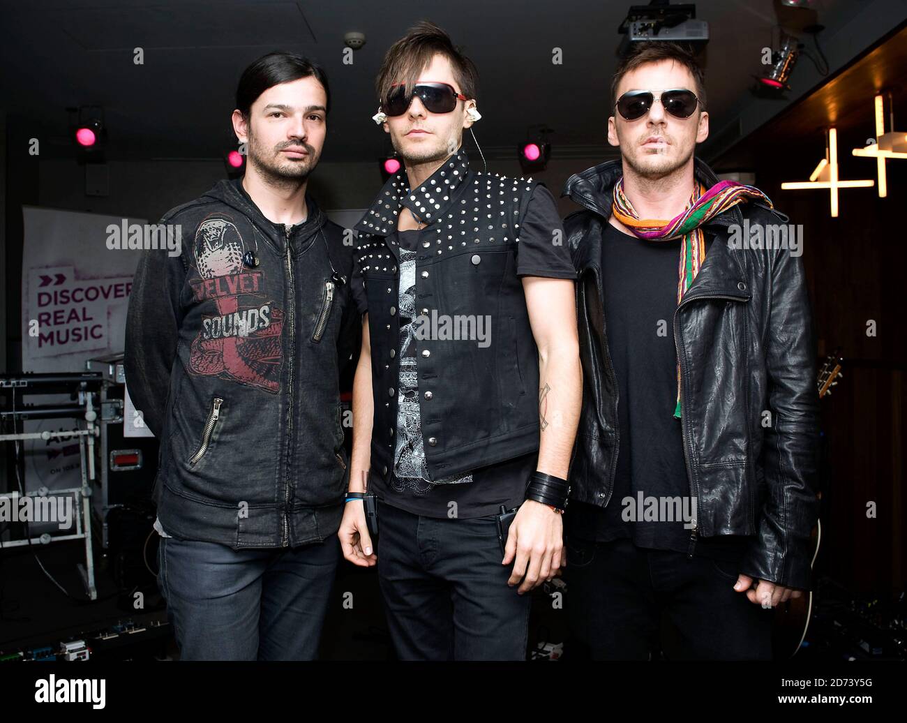 30 Seconds to Mars pictured at Absolute Radio in central London as part ...
