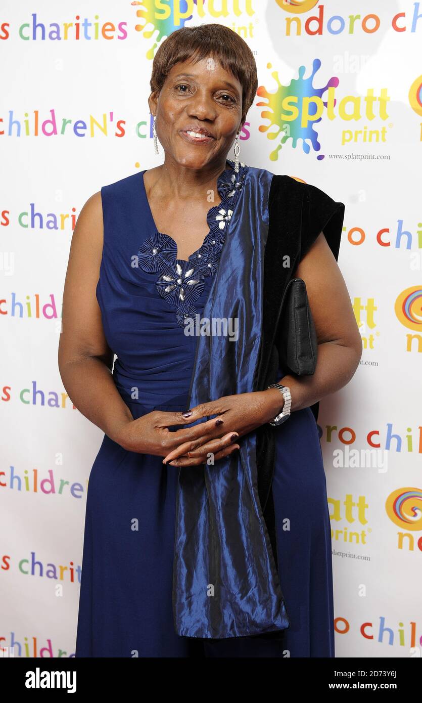 Roseline Ndoro, fouder of the charity, attends the Zimbabwe Pearl Ball ...