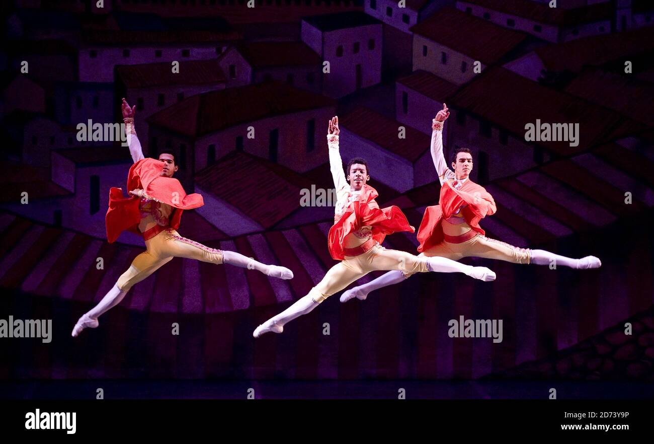 Dancers from the Ballet Nacional de Cuba perform scenes from Magia De ...