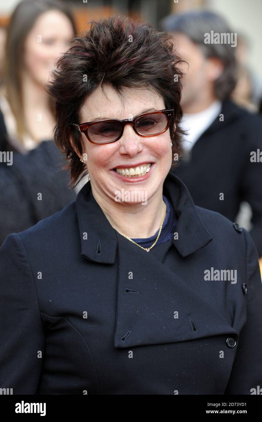Ruby Wax arrives at the premiere of Infidel held at the Hammersmith ...