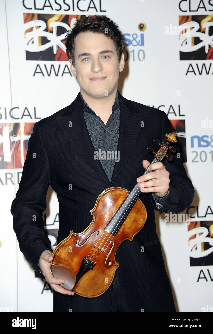 Jack Liebeck attends the Classical Brit Awards nominations party at The ...