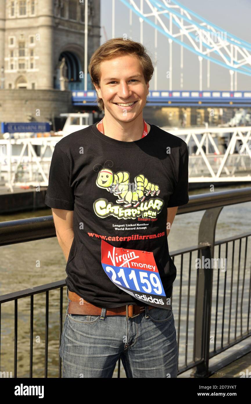 David Clark attends a photocall at Tower Bridge in central London ...