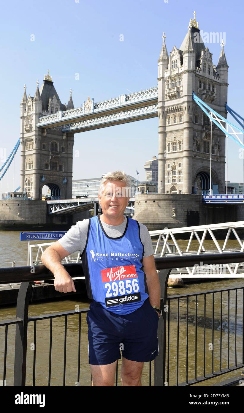 Steve Rider attends a photocall at Tower Bridge in central London ...