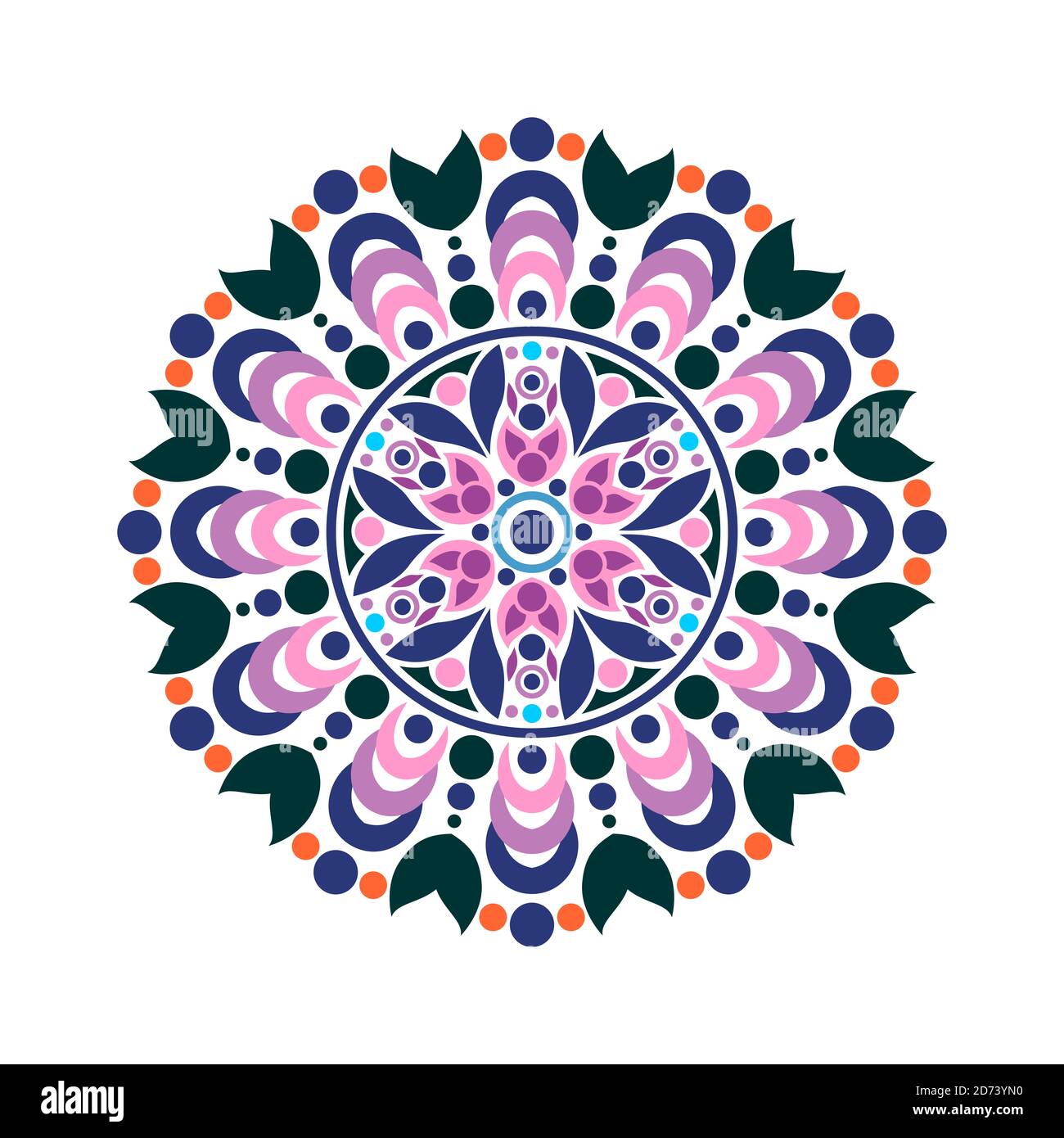 This is a work of mandala art made in as much detail as possible and ...