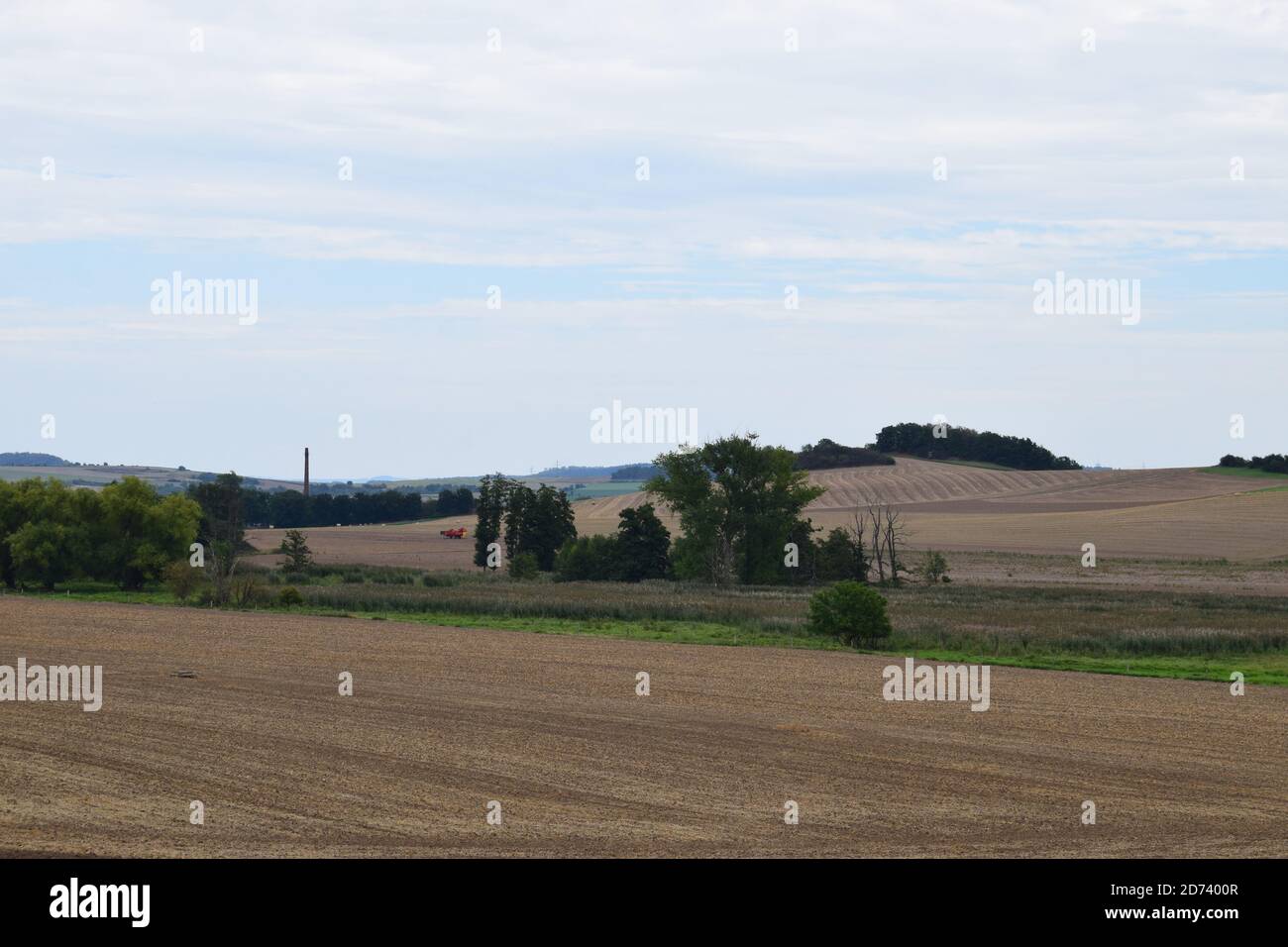 wide valley in the Eifel, Thürer Wiesen Stock Photo - Alamy