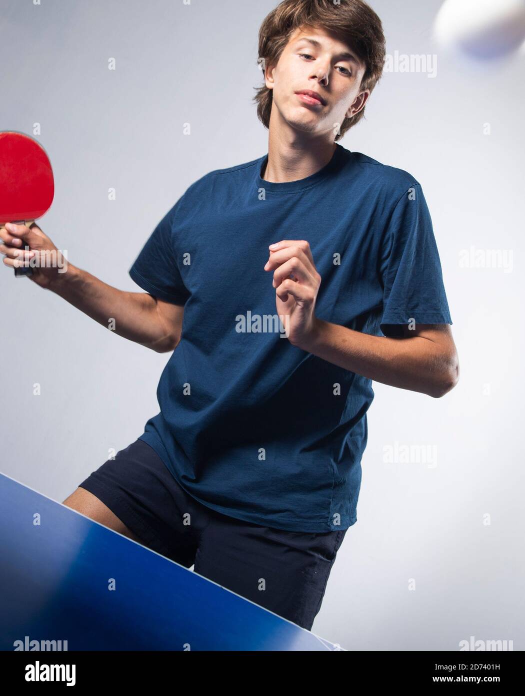 Table tennis player hi-res stock photography and images - Alamy