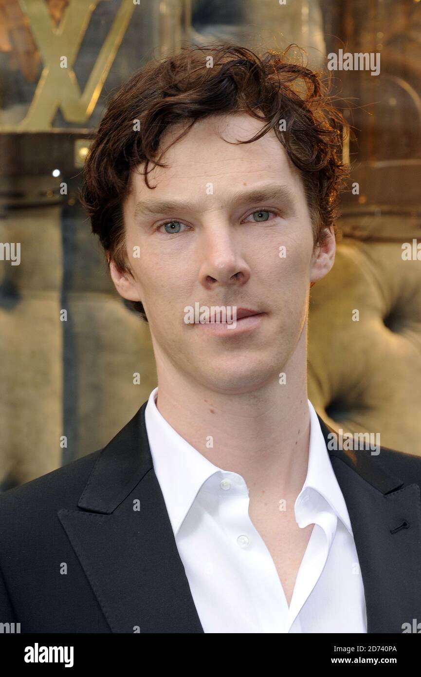Benedict Cumberbatch arrives at the opening of a new Louis Vuitton ...