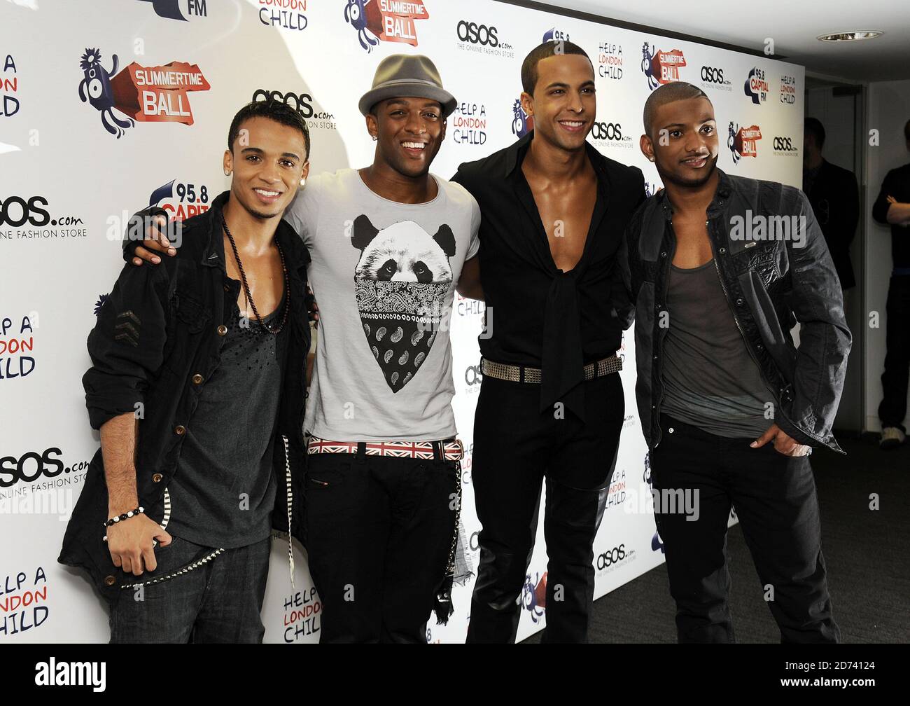JLS attend the Capital FM Summertime Ball, at Wembley Stadium in west ...