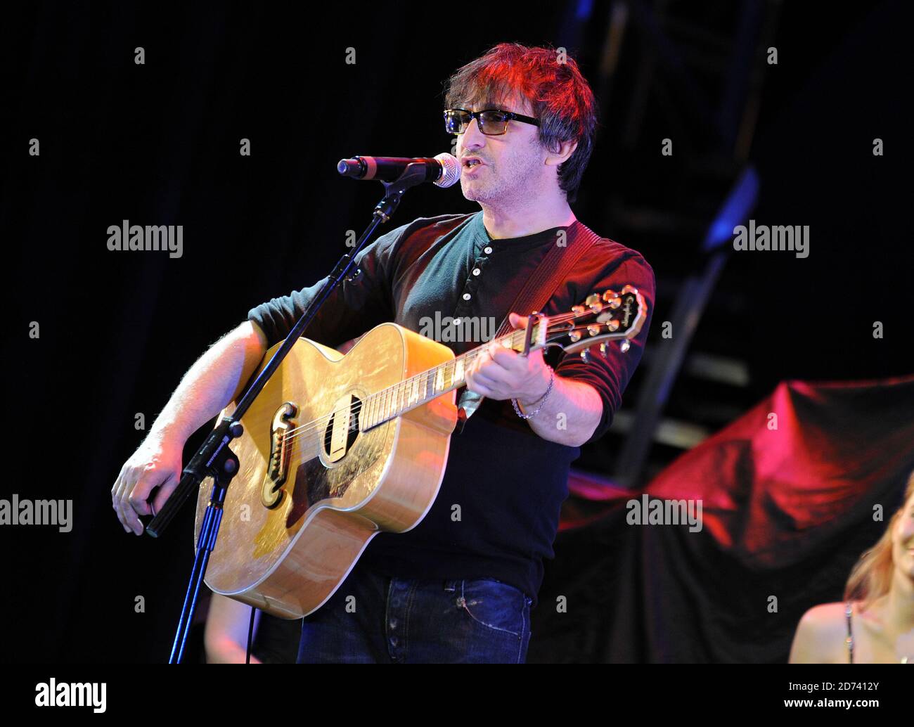 Ian Broudie on stage at the Absolute Radio South Africa Send Off Party ...