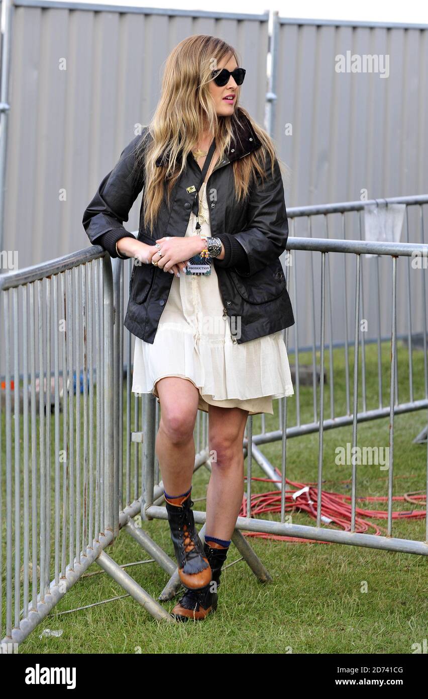 Fearne Cotton pictured at the Isle of Wight festival, in Newport on the ...
