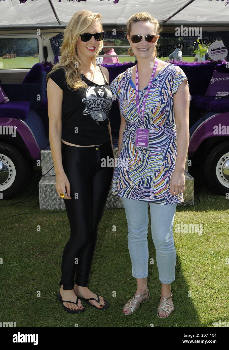 Lizzie Pattinson and DJ Maggie Doyle pictured in the Absolute Radio ...