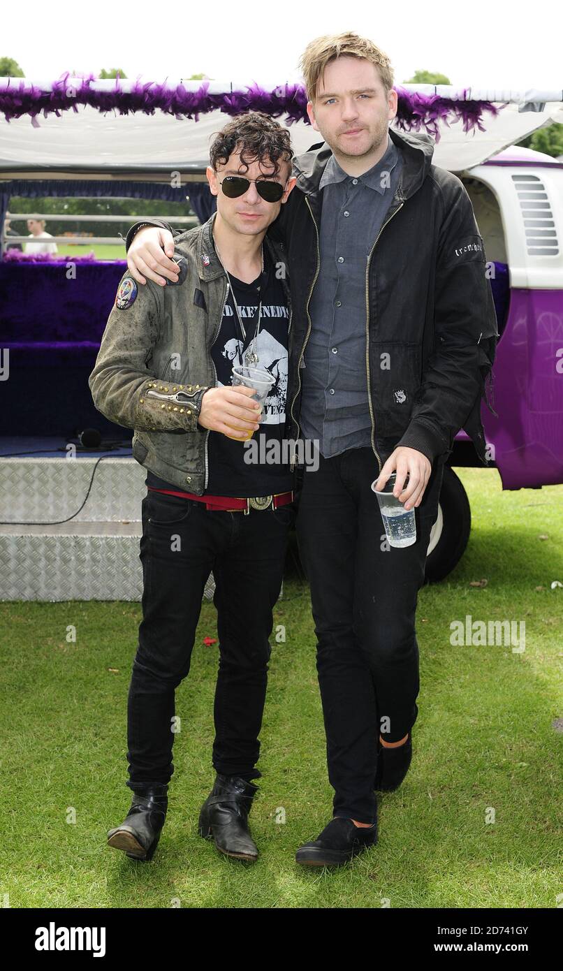 Robbie Furze (l) and Milo Cordell of the Big Pink pictured in the ...