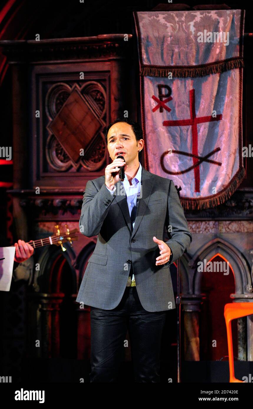 The Canadian Tenors perform at the Union Chapel in Islington, north ...