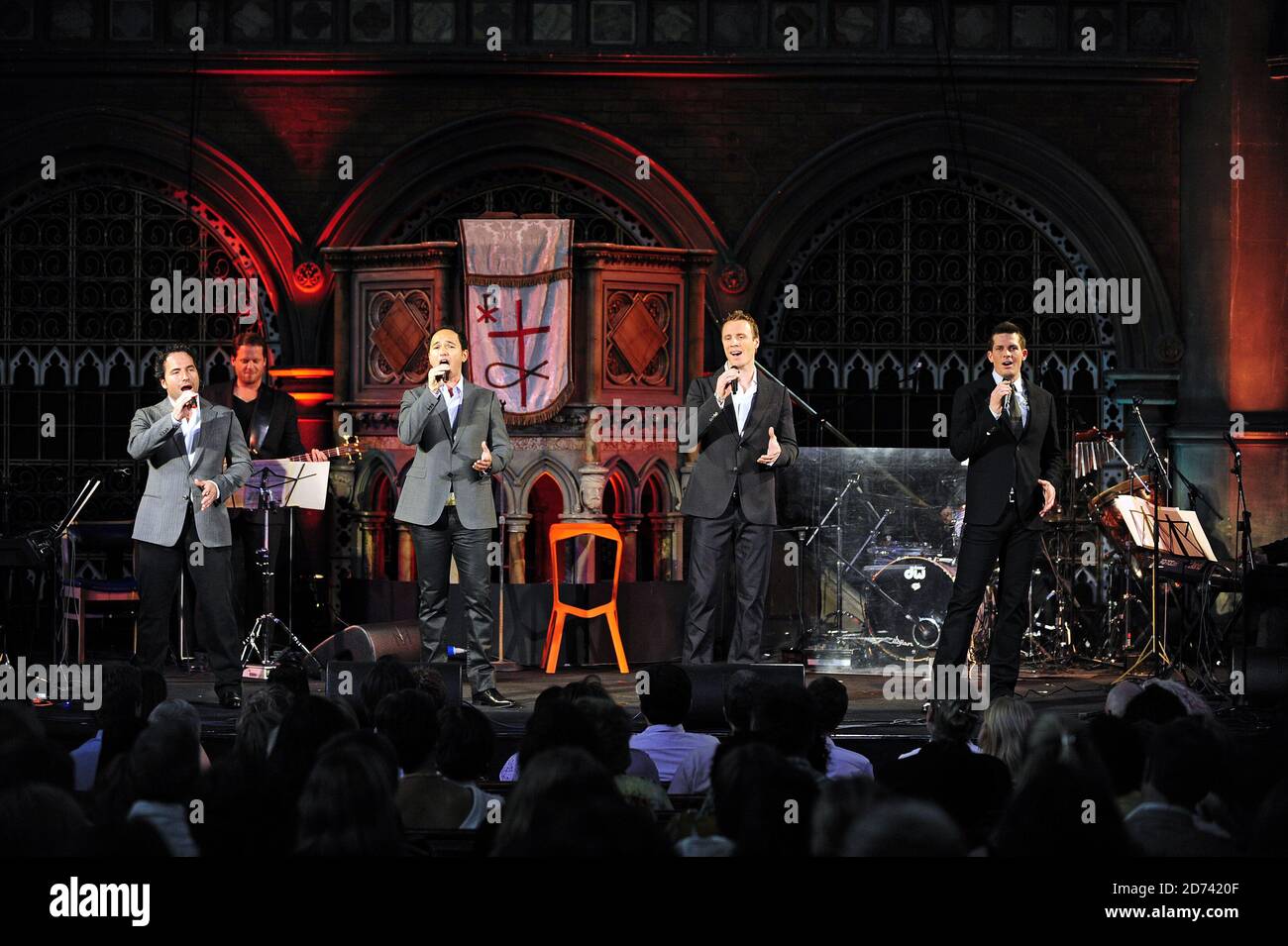 The Canadian Tenors perform at the Union Chapel in Islington, north ...