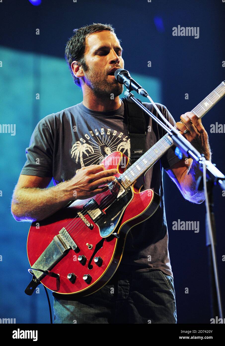 Jack Johnson performs at the O2 arena in east London Stock Photo - Alamy