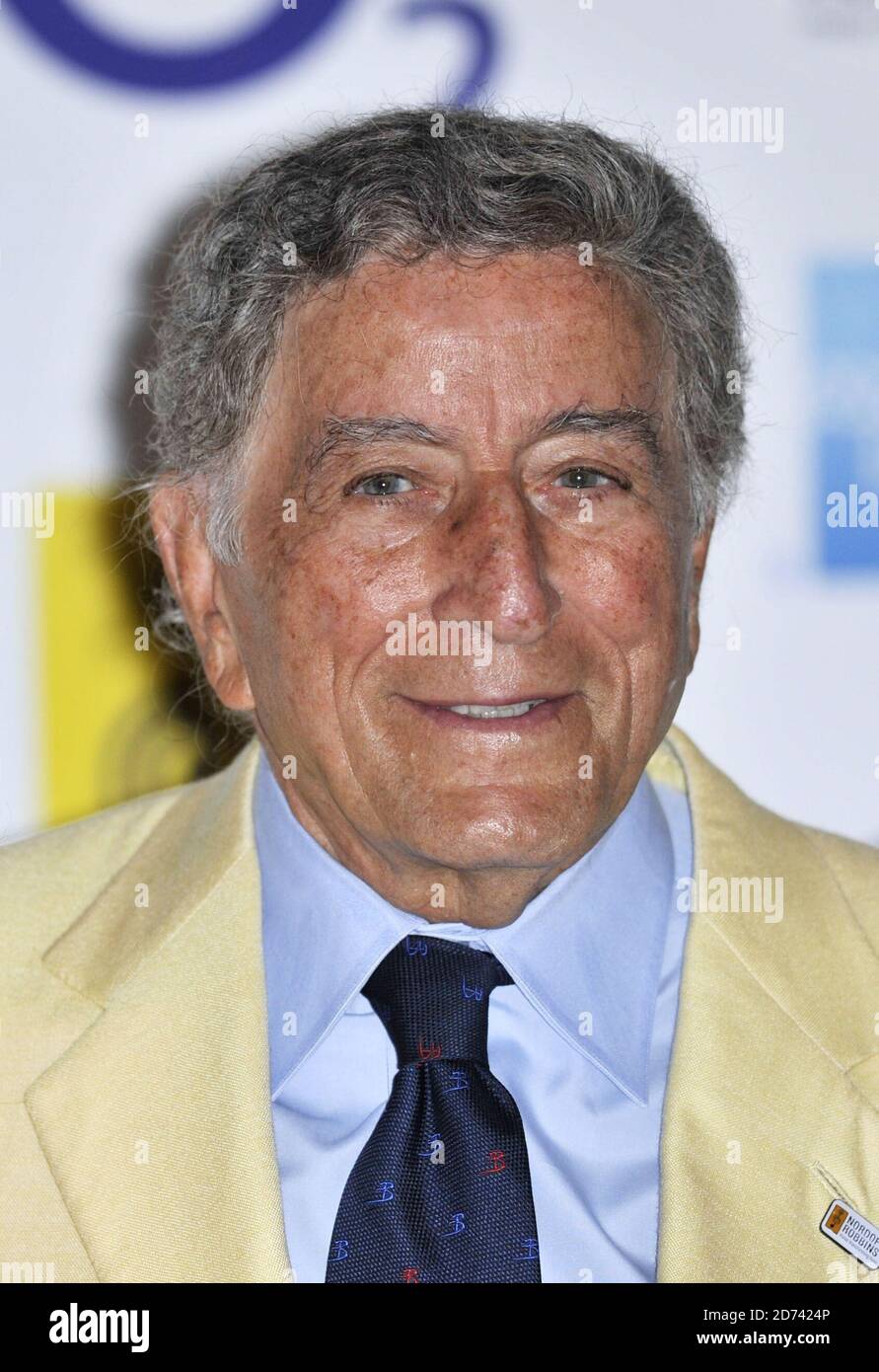 Tony Bennett arrives at the Nordoff Robbins Silver CLef Awards, at the ...