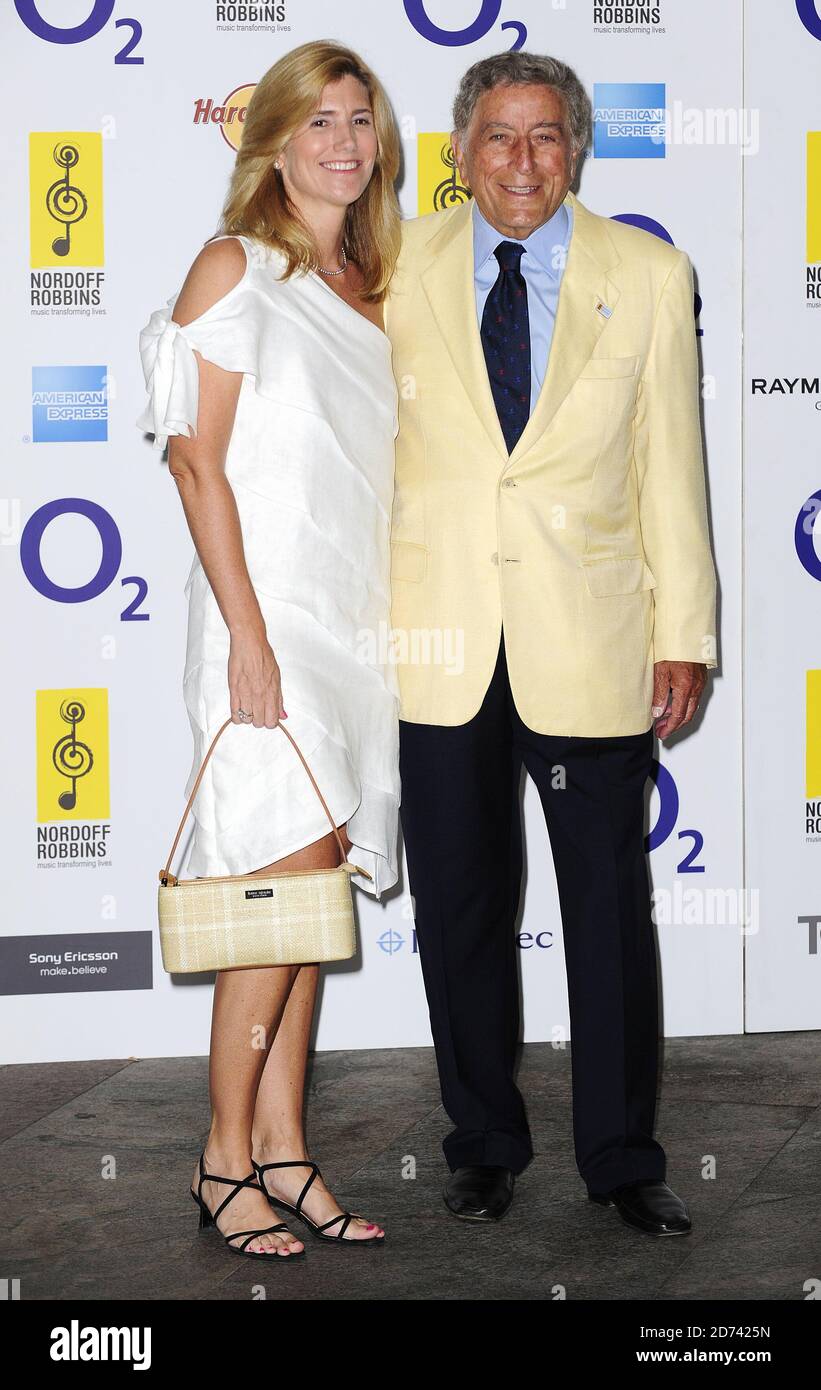 Tony Bennett arrives at the Nordoff Robbins Silver CLef Awards, at the ...