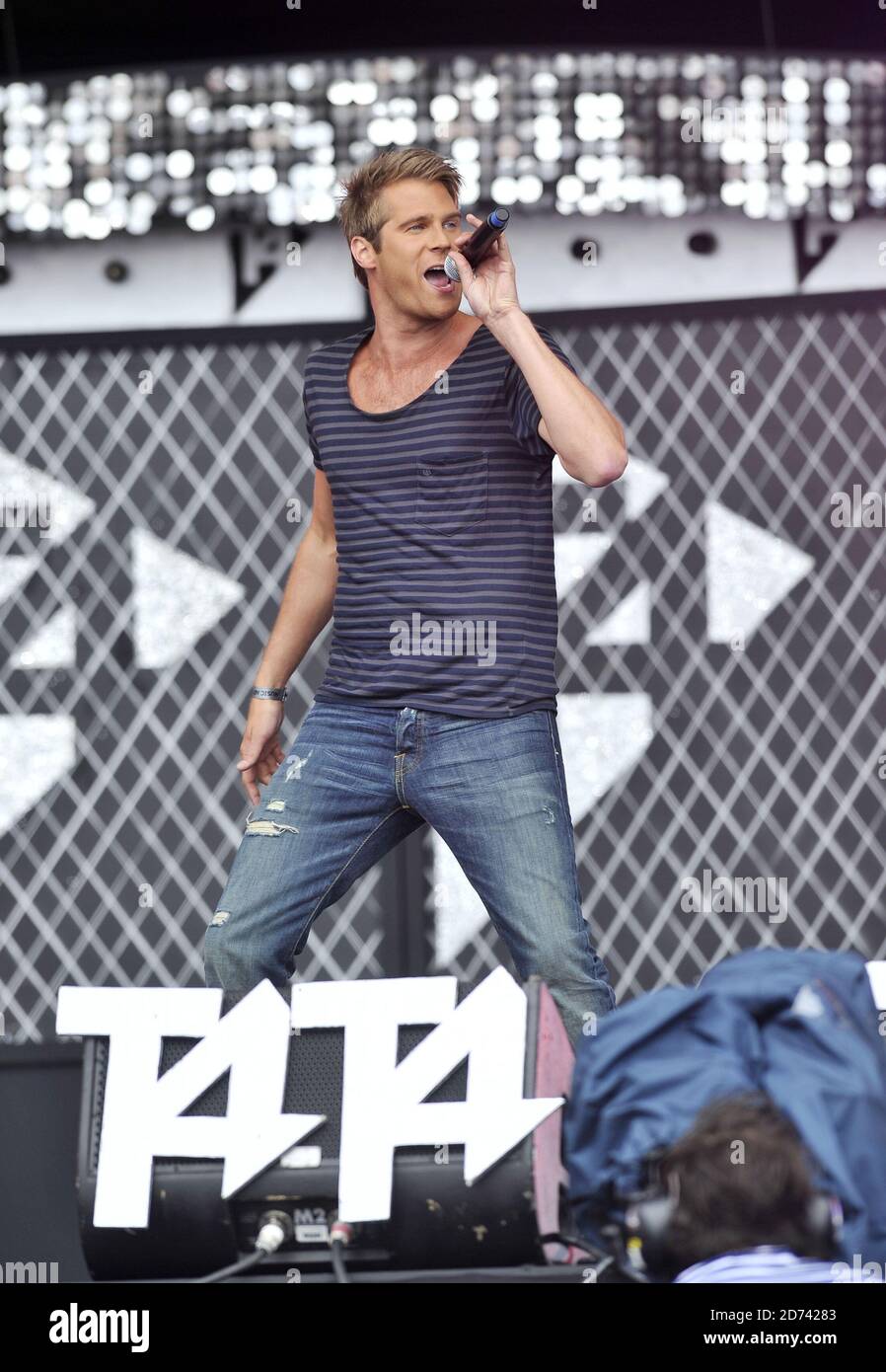 Basshunter performs at T4 On The Beach 2010, at Weston Super Mare in ...