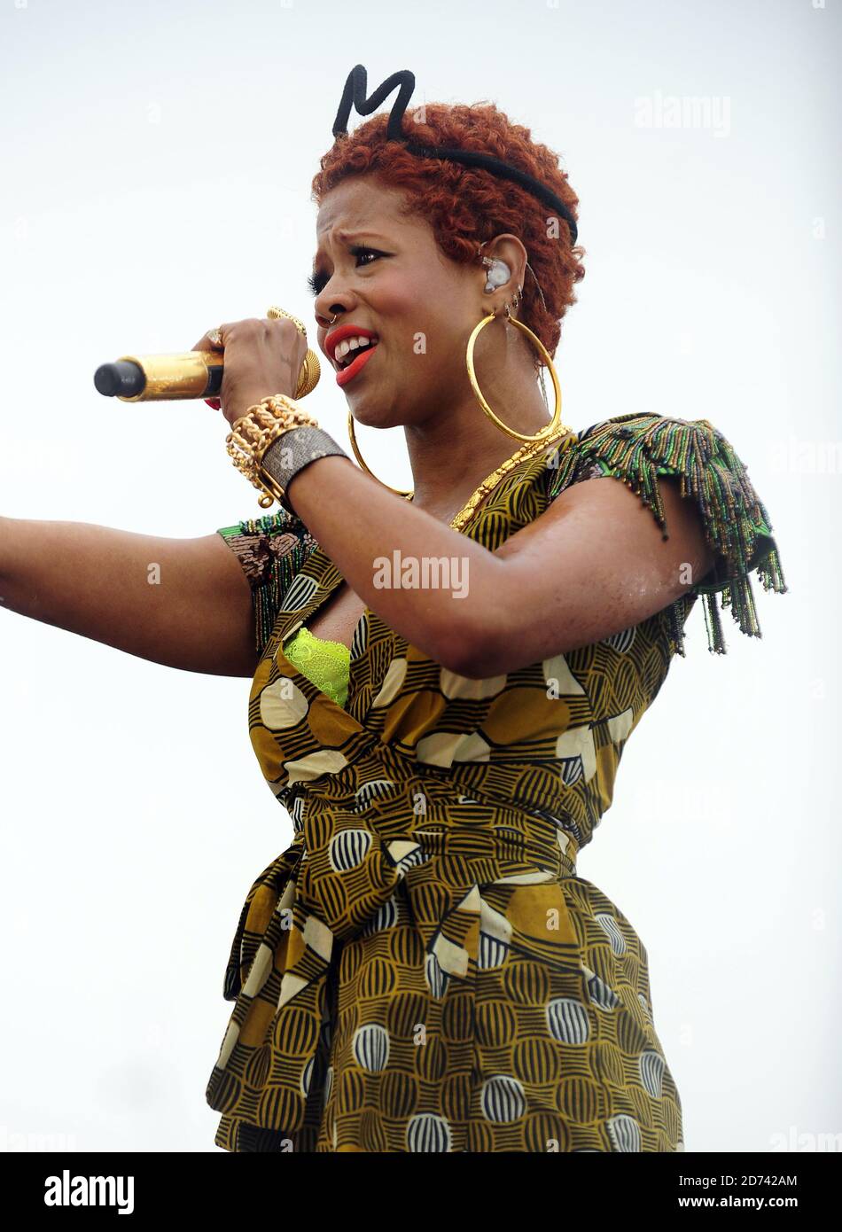Kelis performs live at T4 on the Beach 2010 at Weston Super Mare in ...