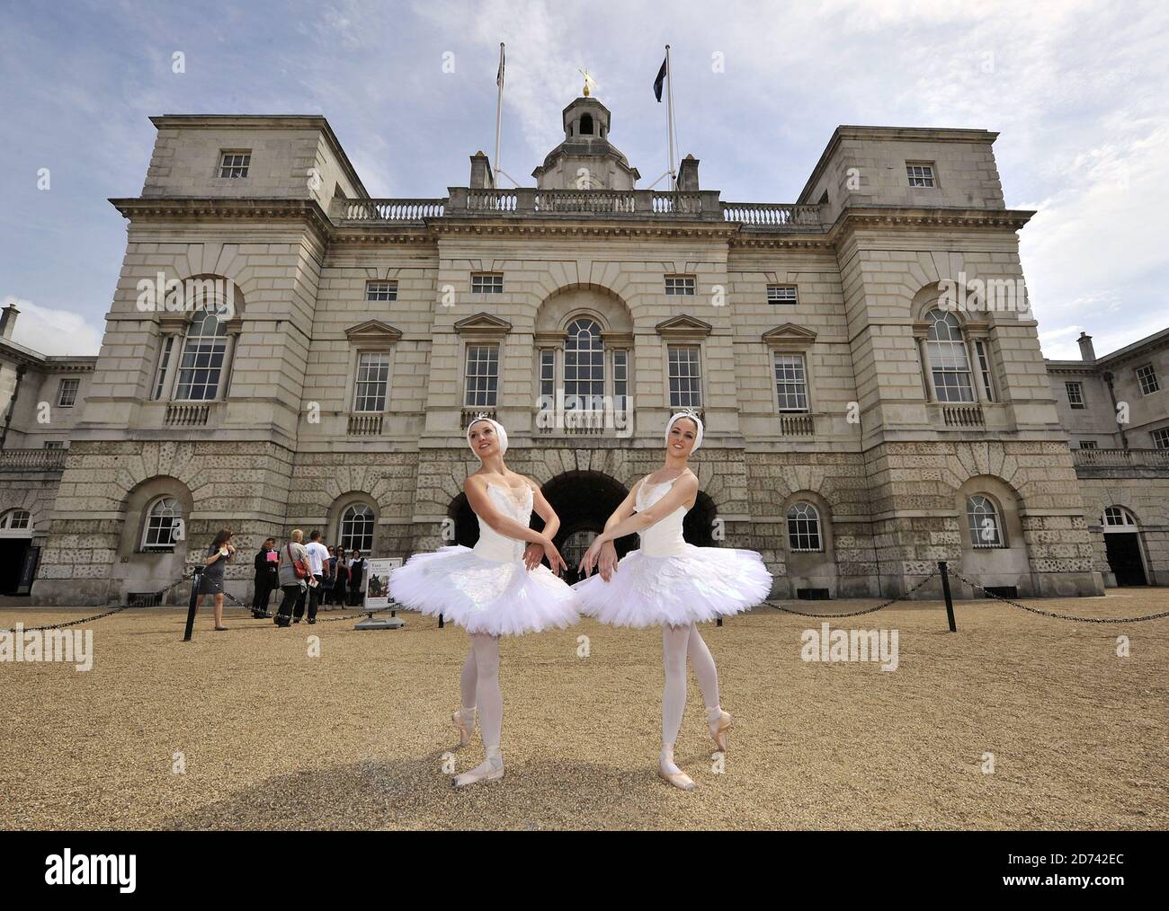 Dancers from the English National Ballet pictured at 'Dancing on ...