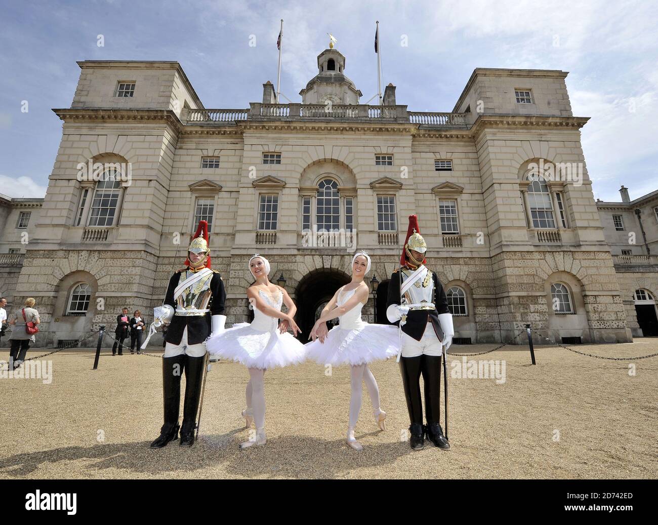 Dancers from the English National Ballet pictured at 'Dancing on ...