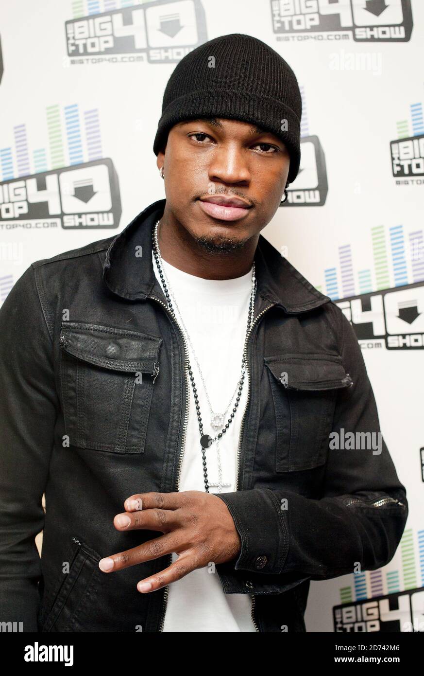 Ne-Yo pictured after being interviewed on Capital FM's Big Top 40 show ...