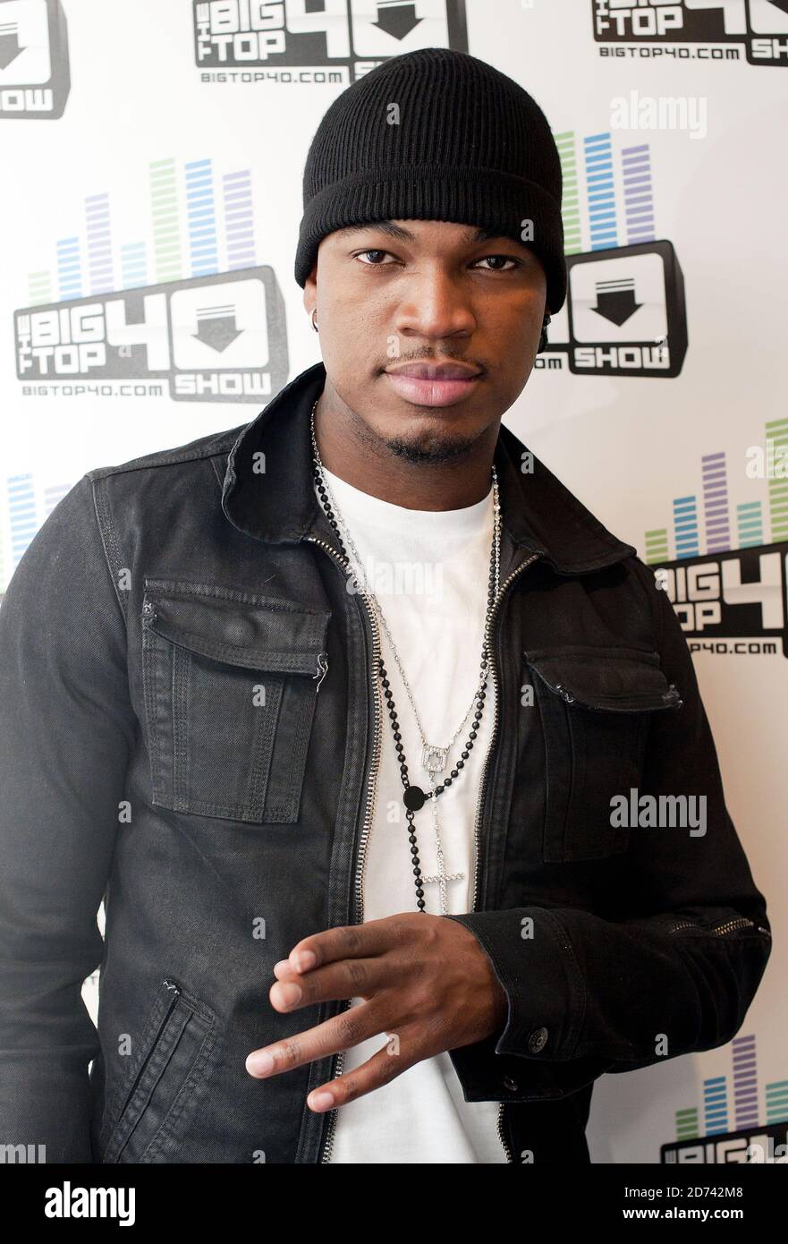 Ne-Yo pictured after being interviewed on Capital FM's Big Top 40 show ...