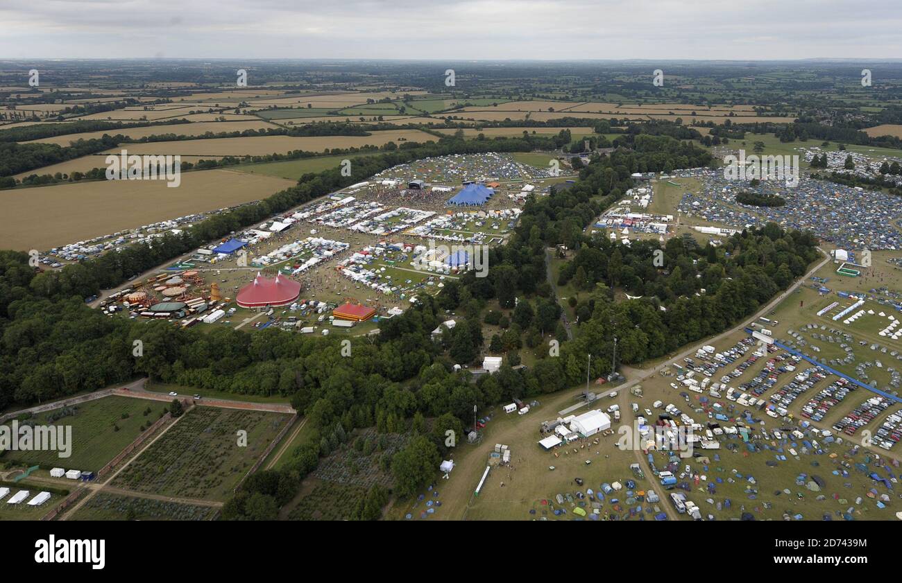 Womad festival aerial view hi-res stock photography and images - Alamy
