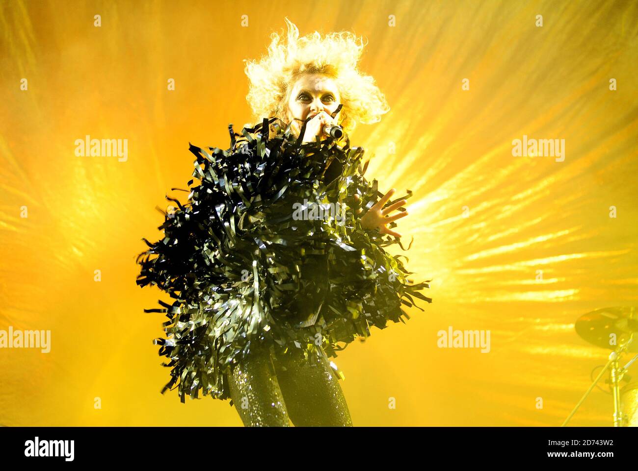 Alison Goldfrapp performing on the Nissan Juke Arena Stage during the ...