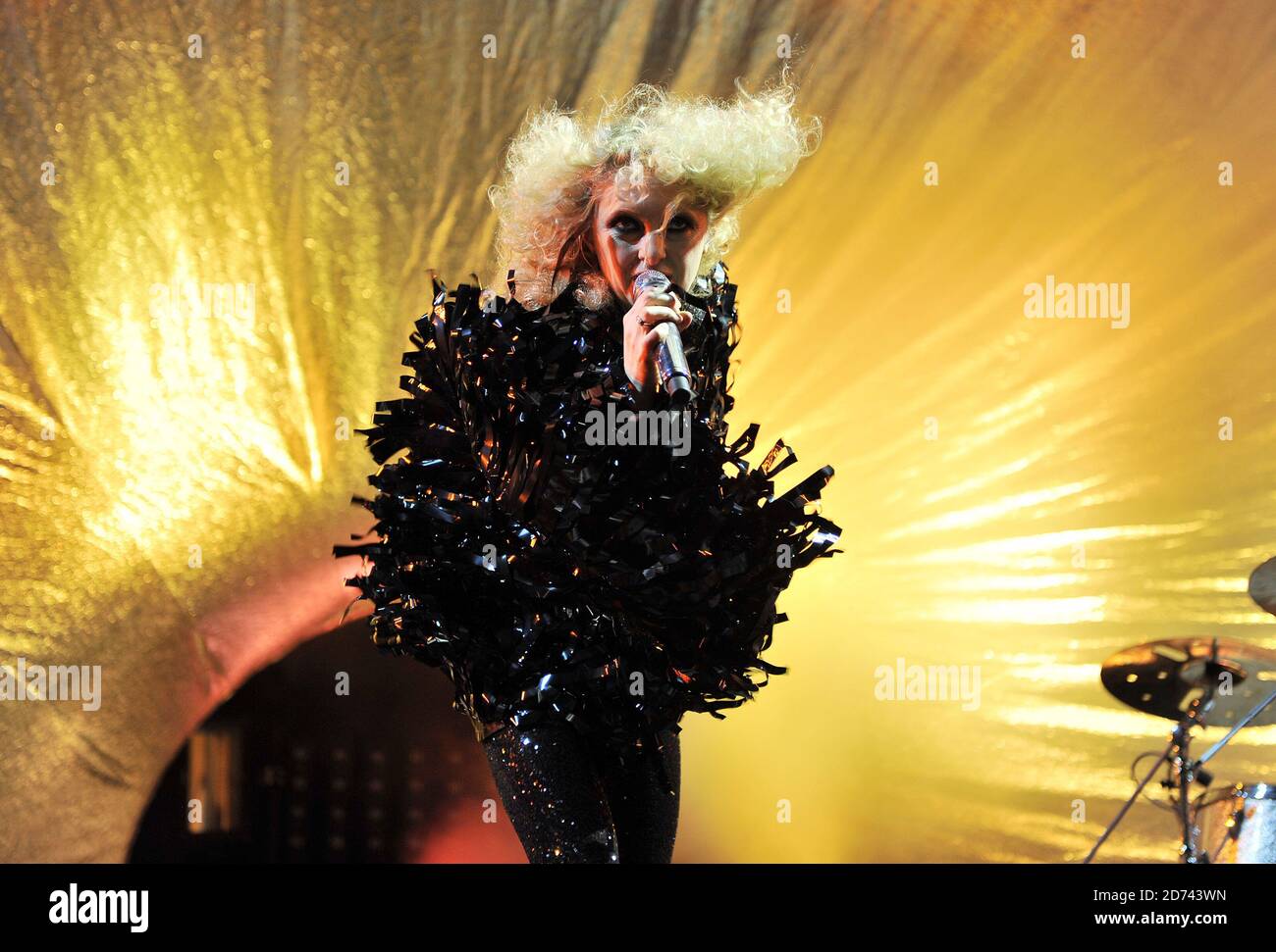 Alison Goldfrapp performing on the Nissan Juke Arena Stage during the ...