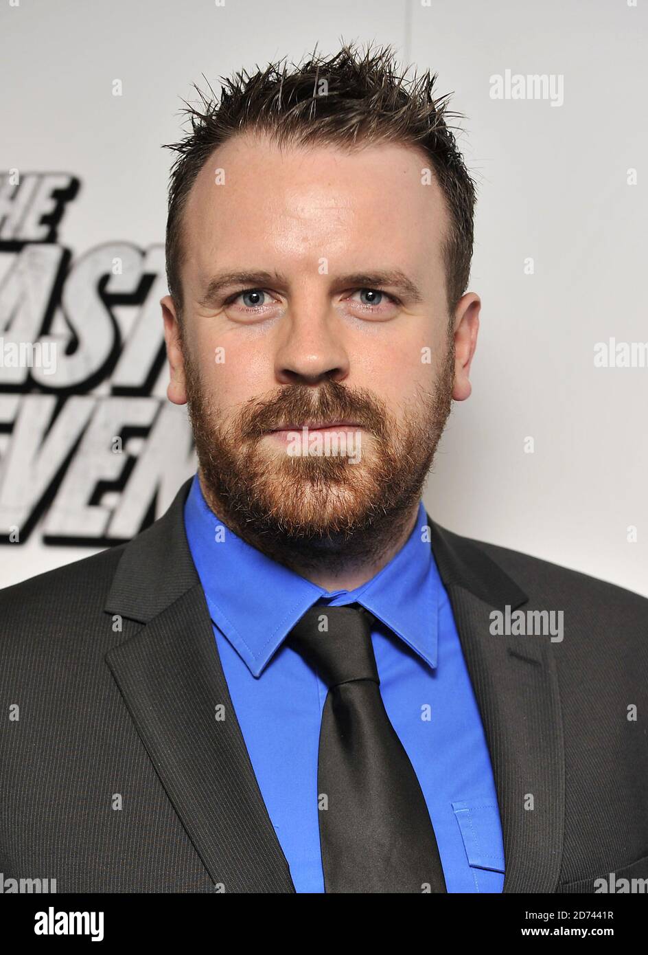 Simon Philips arrives at the premiere of The Last Seven, held at the ...