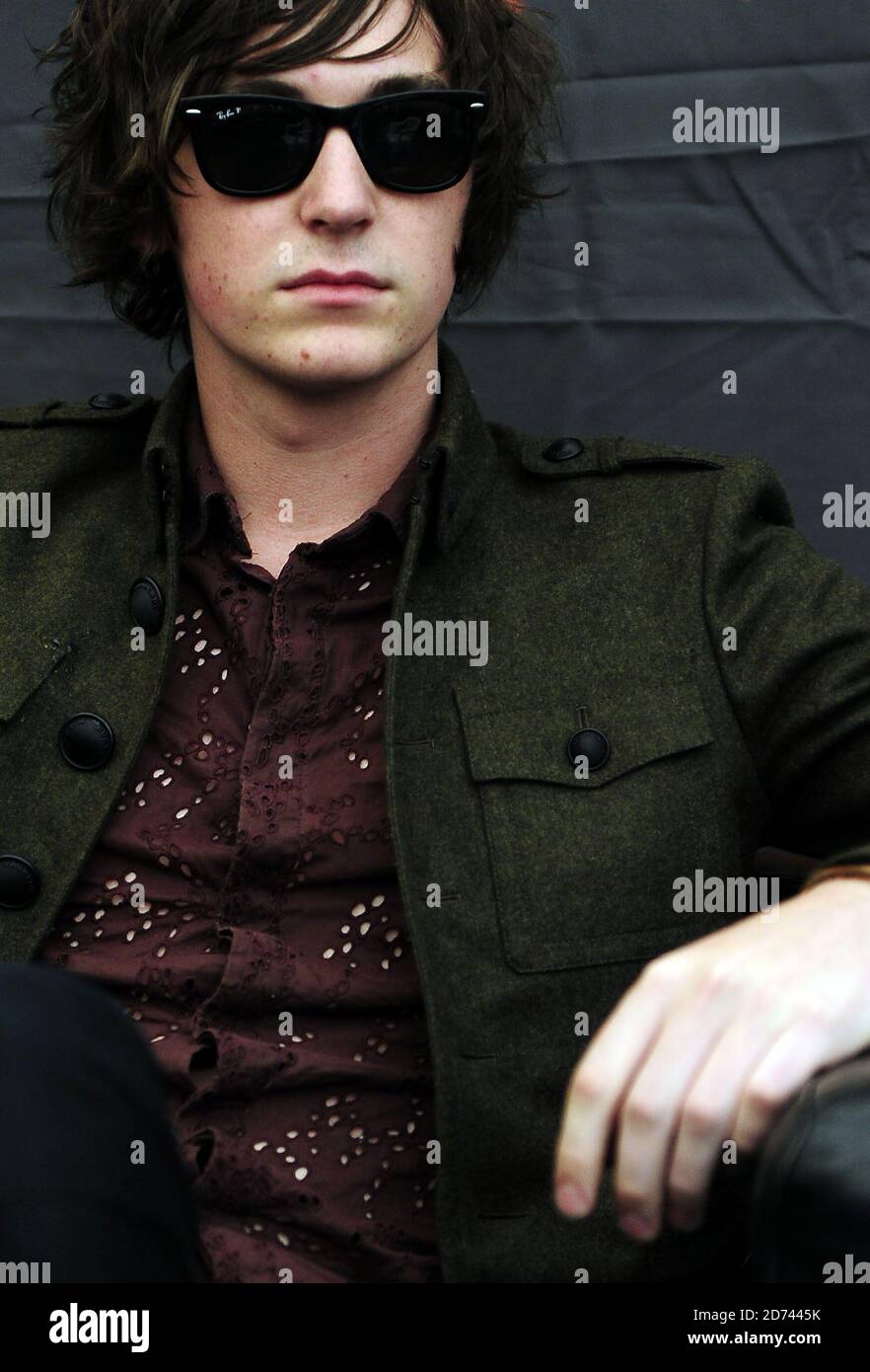 George Craig of One Night Only pictured backstage during the second day ...