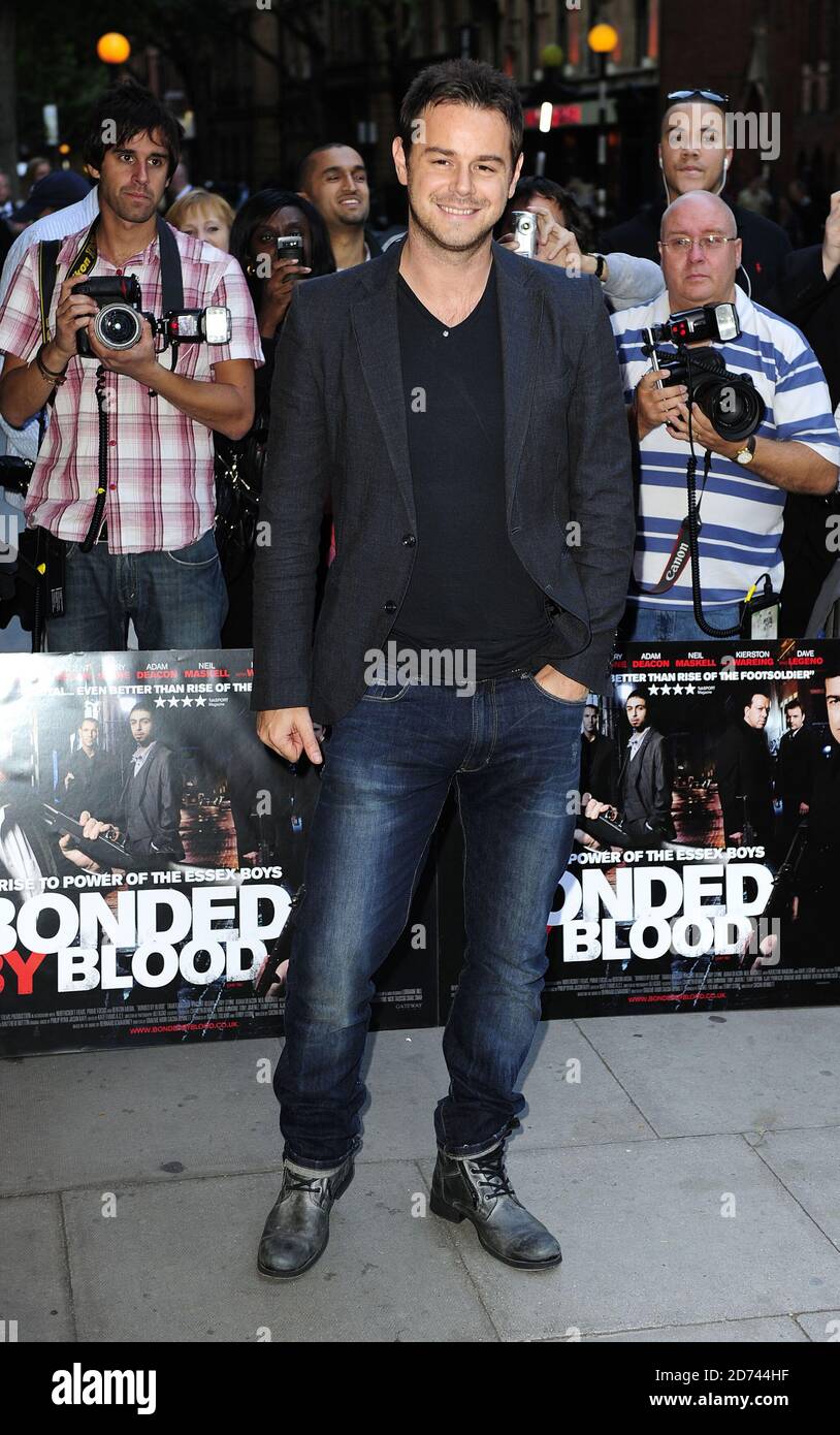 Danny Dyer arrives for the premiere of Bonded by Blood, at the Odeon ...