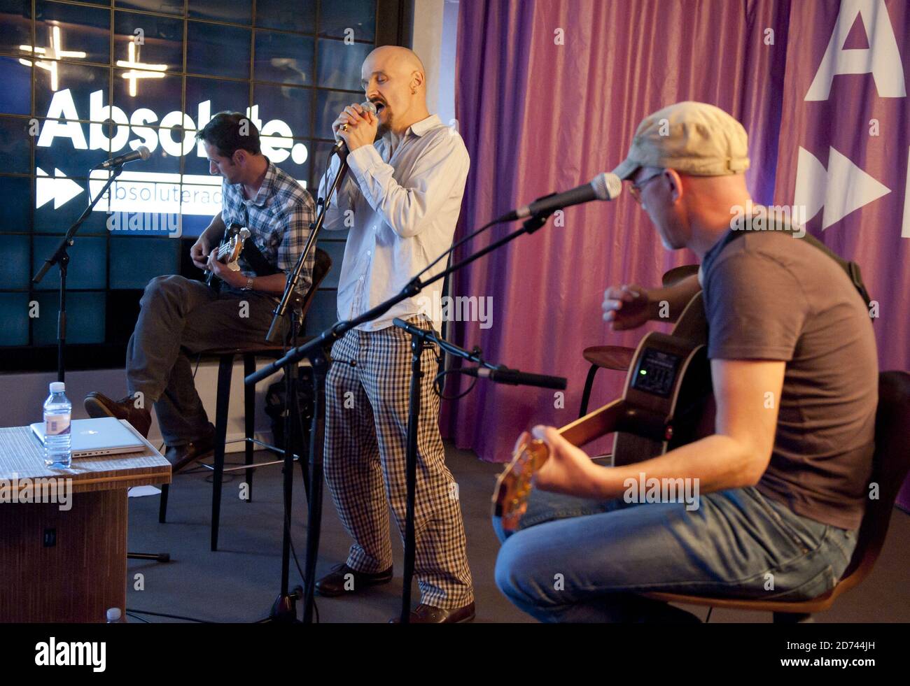 James perform a live session at the Absolute Radio studio in Golden ...