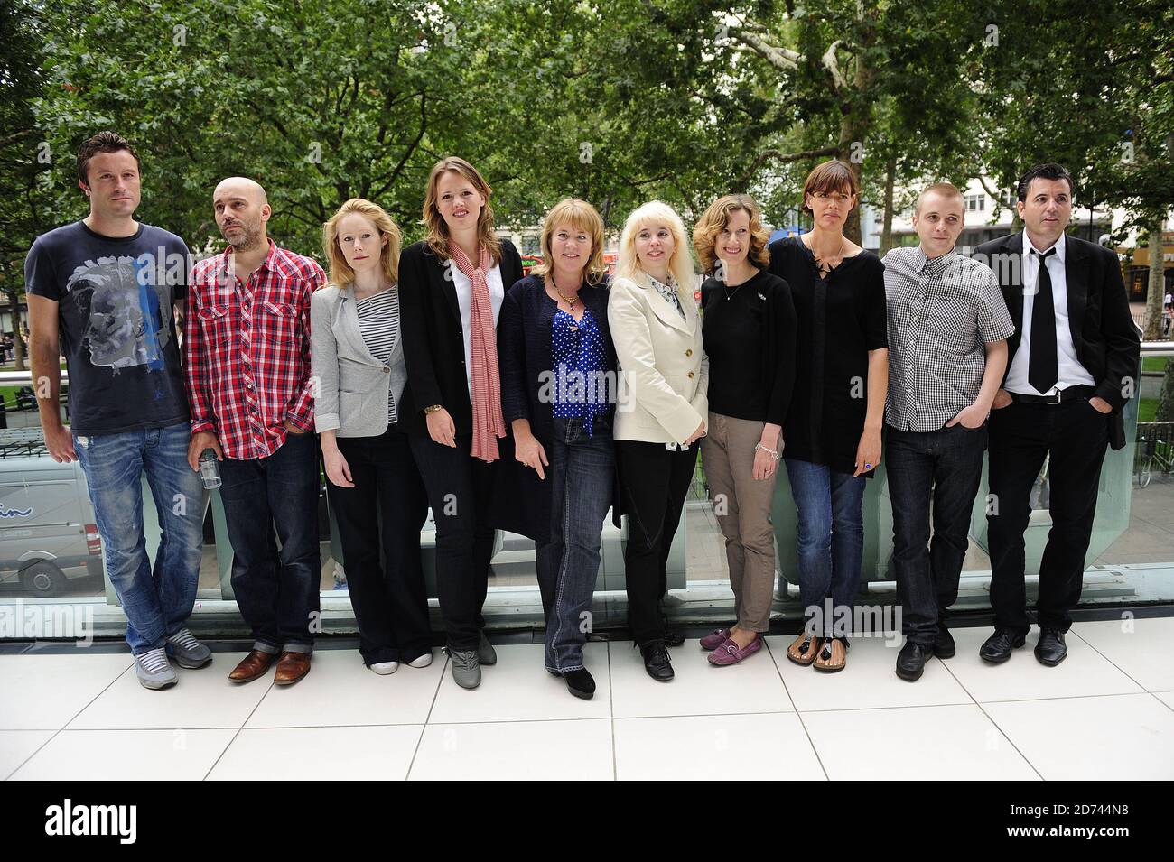 (L-R) Stevan Riley, Jamie Thraves, Julie Moggan, Debs Gardner-Patterson ...