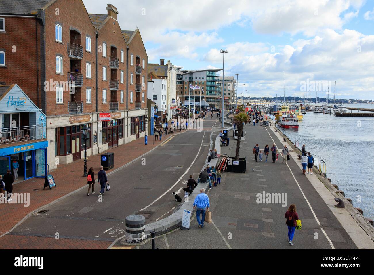 Poole quayside, Poole Quay, Poole, Dorset Stock Photo - Alamy