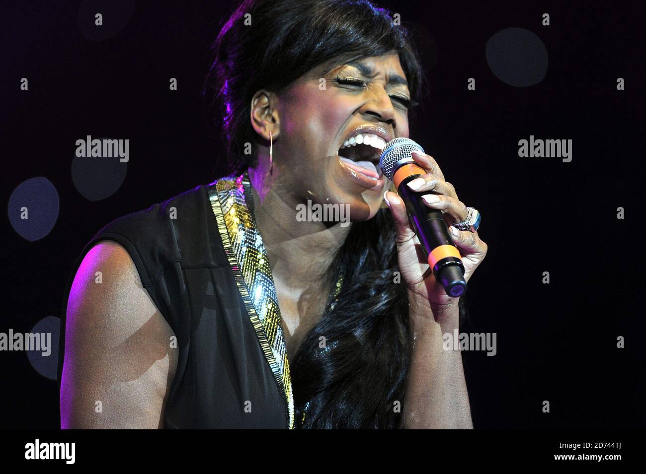 Mica Paris performing at the BBC Radio 2 Elvis Forever concert in Hyde ...