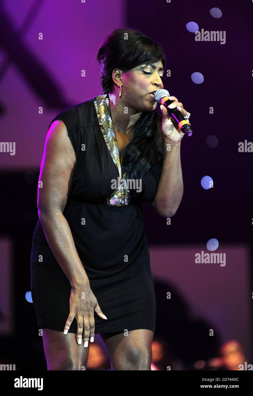 Mica Paris performing at the BBC Radio 2 Elvis Forever concert in Hyde ...